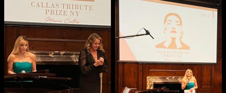 L’evento Callas Tribute Prize New York