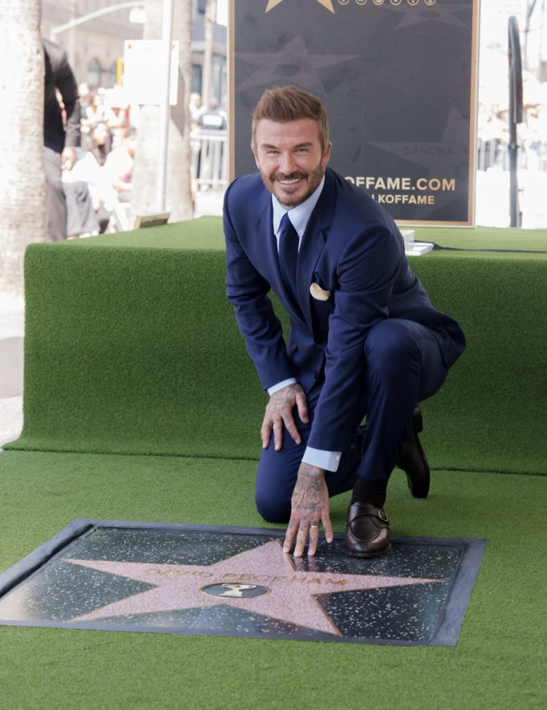 Walk of Fame, onore a David Beckham con la stella per il calcio - 361 ...